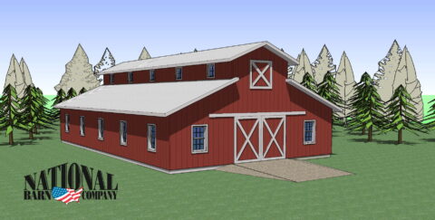 Design A Pole Barn Post-Frame Building, 3D Color Visualizer